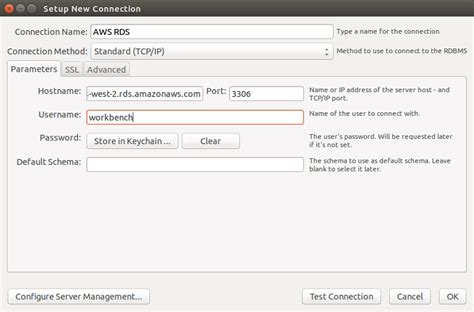 Como Conectar O MySQL WorkBench O AWS RDS