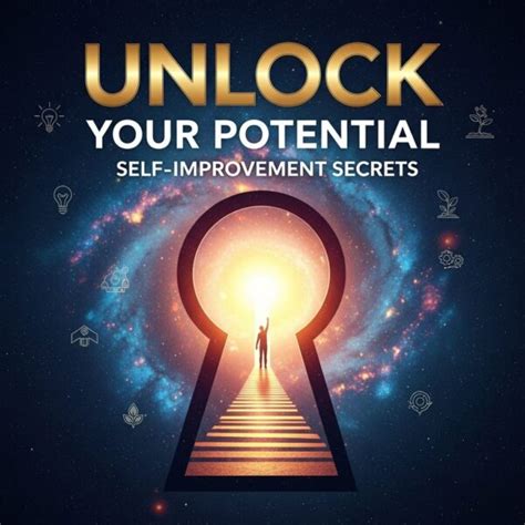 Unlock Your Potential Discover Key Self Improvement Secrets Graphic