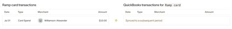 Reconciliation Report For QuickBooks Online Ramp