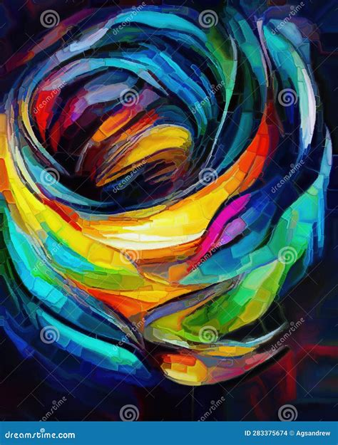 Acceleration Of Colored Canvas Stock Illustration Illustration Of Vivid Idea 283375674