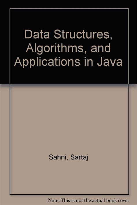 data structures algorithms and applications in java by sartaj sahni