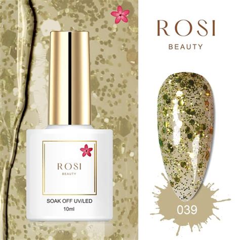 Rosi Beauty Gelpolish Gel Nagellak Gellak 10 Ml Uv And Led Goud