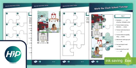Work The Clock Babe Timings Activity Sheets Teacher Made