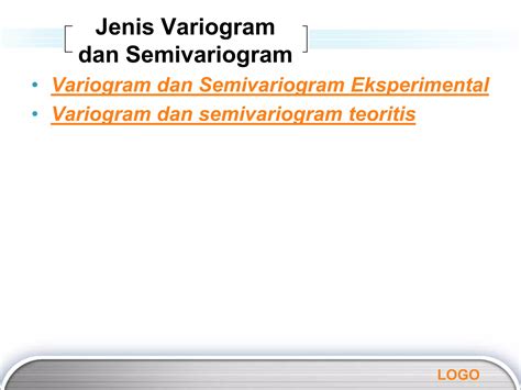 Fitting Dan Variogram Teoritis Pptx