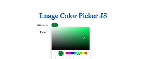 How To Make A Color Picker In JavaScript DEV Community
