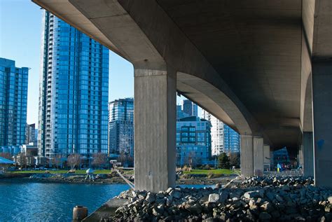 Vancouver Cambie Street Bridge Under The Cambie St Brid Flickr
