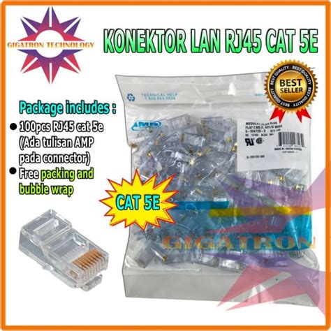 Jual Rj Cat Konektor Rj Cat Connector Rj Cat Konektor Lan Di Seller Sweet Shop