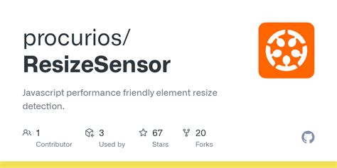 Github Procuriosresizesensor Javascript Performance Friendly