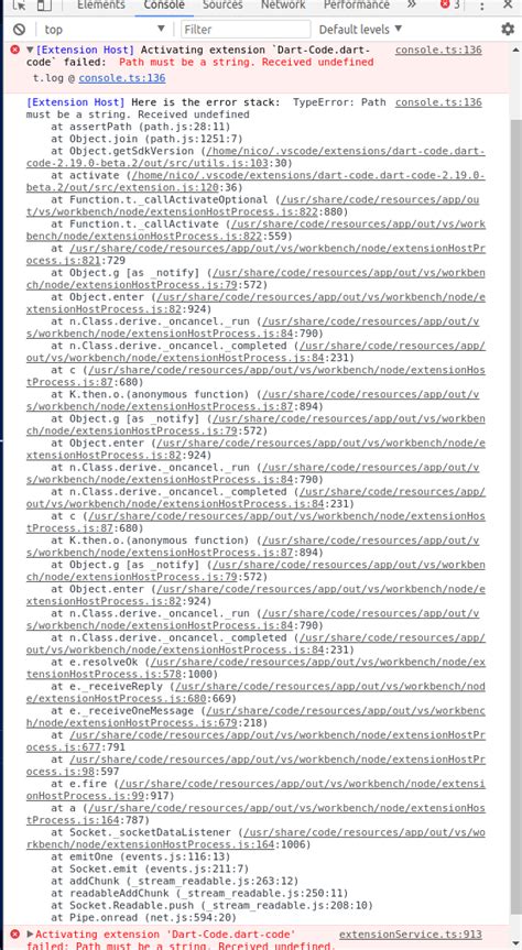 2 19 2 Beta Doesn T Work Issue 1228 Dart Code Dart Code GitHub