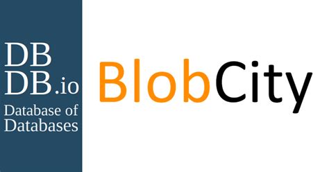 BlobCity Database Of Databases