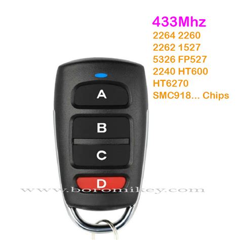 learning code and fixed code 433mhz universale remote controller