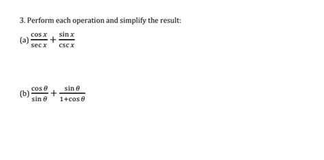 Solved 3 Perform Each Operation And Simplify The Result Chegg Com