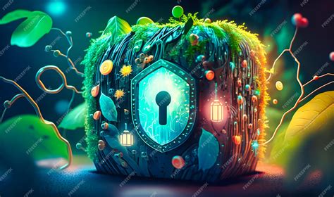 Premium Photo A Closeup Of A Cybersecurity Firewall Protecting