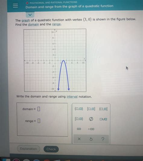Solved O Polynomial And Rational Functions Domain And Range