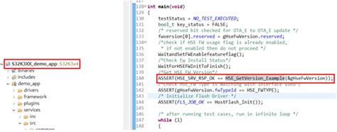 solved s32k3 hse development nxp community