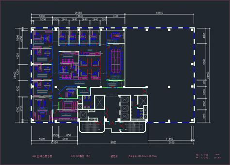 증권사사무실2014 Cp Oa M012 Library Magnicad Cad Block Free Download