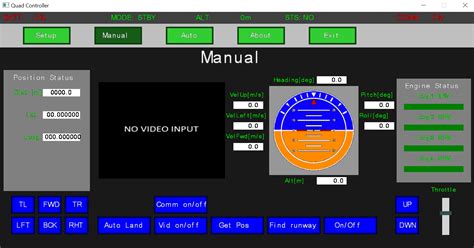 GitHub AntonKyp Quad Controller A Windows Based Manual Controller For A Drone With A