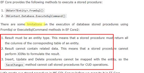 C Execute Stored Procedure With Multiple Joins And Multiple Entitles In Returns Columns