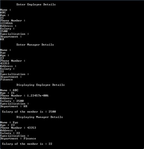 create a class named member having the following members data