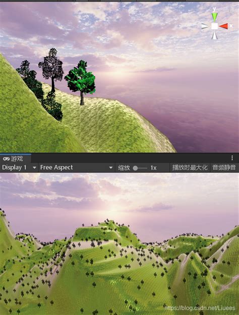 【unity】开天辟地 场景搭建 天空 山脉 草木 湖泊 unity3d场景搭建 csdn博客