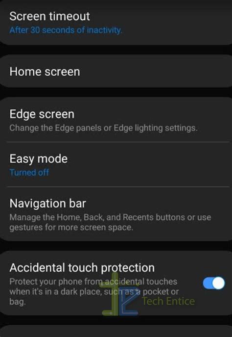 How To Turn On Accidental Touch Protection In Android One UI