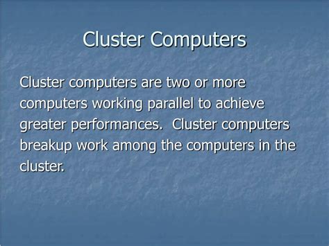 Ppt Super Computers Powerpoint Presentation Free Download Id570221