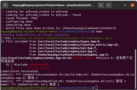 slam fourth lecture sophus library compilation problem programmer sought