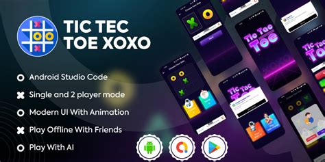 tic tac toe android source code by vocsy codester