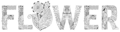 Decorative Vector Object With Zentangle Design For Coloring Vector Rat