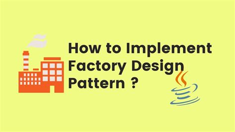 How To Implement Factory Design Pattern Using Java Dev Community