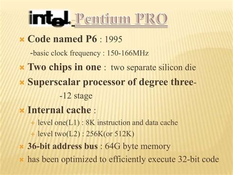 Evolution Of Processors Pptx