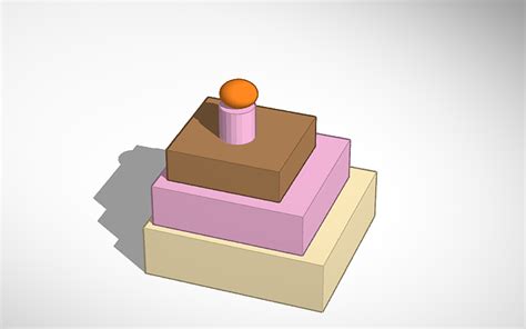 3d Design Cake Tinkercad
