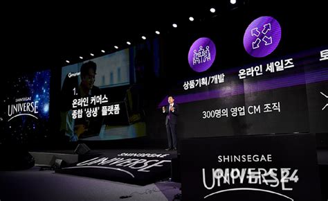 [포토]온오프라인 연계 신세계 유니버스 발표