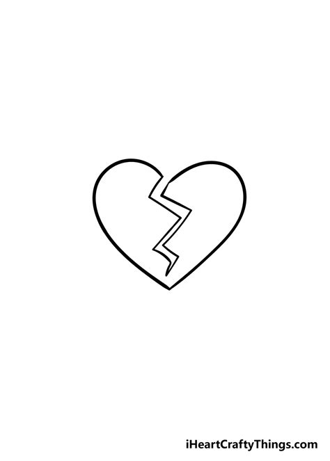 How To Draw A Cool Broken Heart