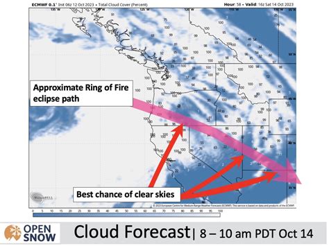 Annular Solar Eclipse Forecast Opensnow