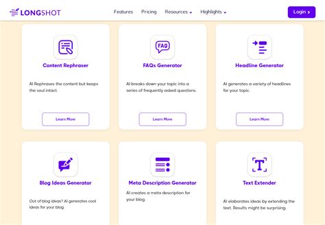 Longshot Ai The Best Ai For Writing And Content Review Features And Pricing Ai Blog