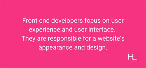 Front End Vs Backend Developers Hanna Landis Designs