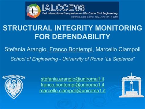 Structural Integrity Monitoring For Dependability Ppt