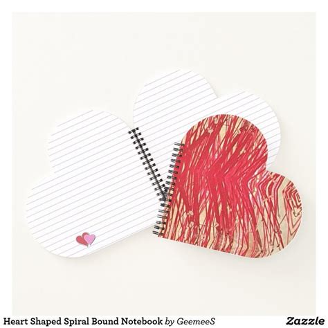 Heart Shaped Spiral Bound Notebook Nz Spiral Bound