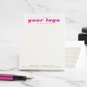 Custom Business Notepads Company Branding Pads And Office Stationary