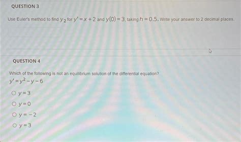 Solved Use Euler S Method To Find Y For Y X And Y Chegg