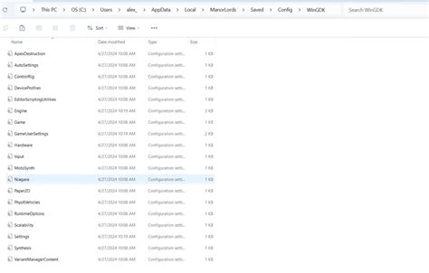Manor Lords Save Game And Config Files Location