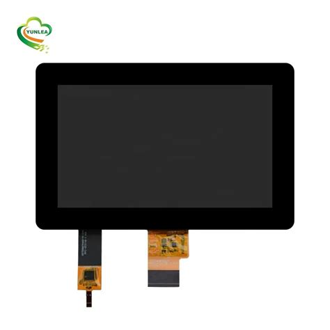 Gt911 Chip 7 Touch Screen Custom Shape Lcd Touch Screen With Tempered