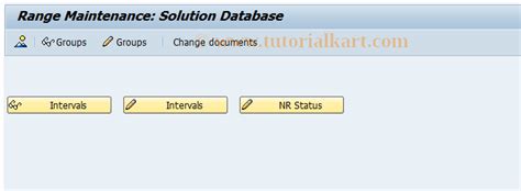 ISNR SAP Tcode Number Range Maintenance ISDB