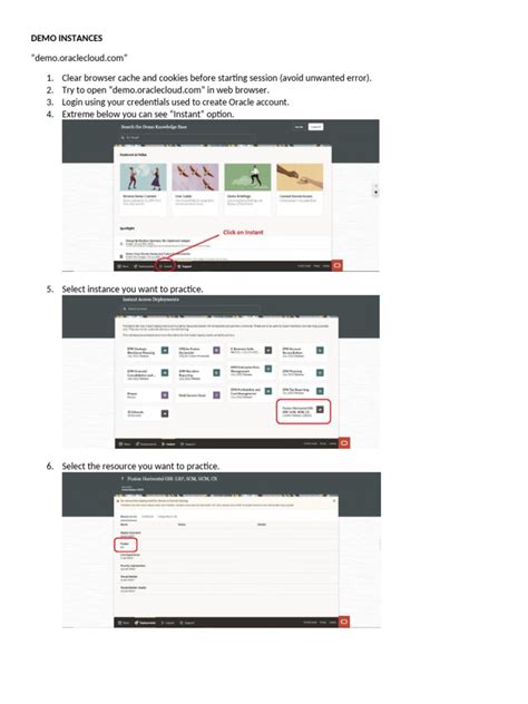 Oracle Cloud Demo Instance Pdf