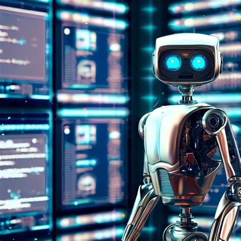 Robot De Inteligencia Artificial Foto Premium