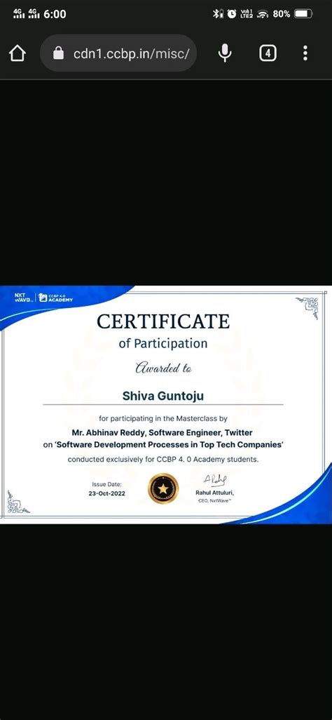 Nxtwave Thankyou Team Rahulattuluri Shiva Guntoju