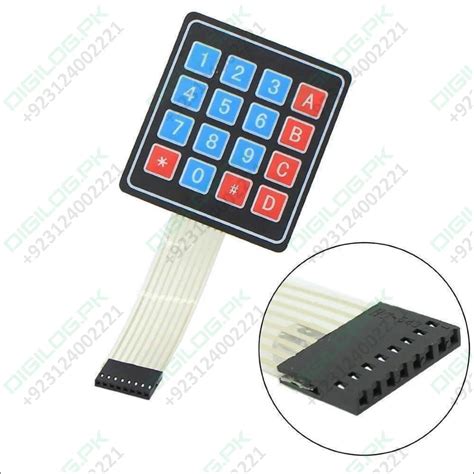 Arduino 4x4 Keypad Matrix Keypad Membrane Switch Digilog Pk