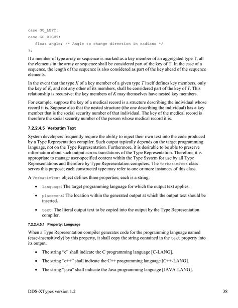 Extensible Types For Dds Dds Xtypes Version 12 Pdf Desktop Publishing Computer Software