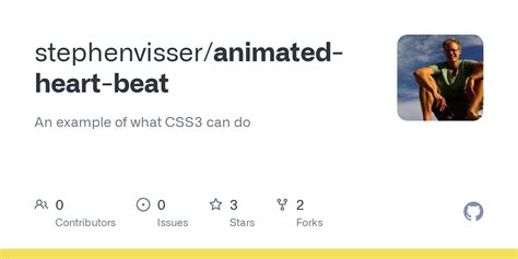 Github Stephenvisseranimated Heart Beat An Example Of What Css3 Can Do
